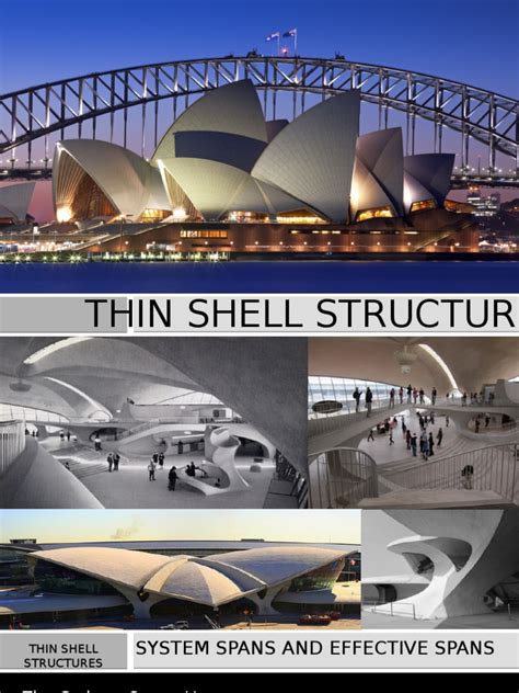Thin Shell Presentation Concrete Manmade Materials
