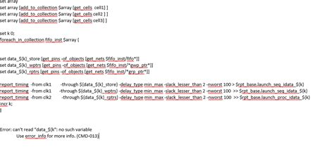 Tcl Variable Access Syntax Issue Stack Overflow