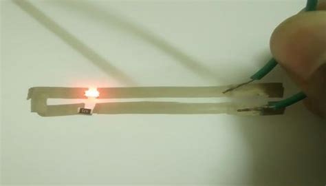 Led Conncted Using Conductive Path Download Scientific Diagram