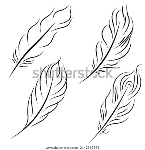Creative Feather Tattoo Stencils For Art And Body Design
