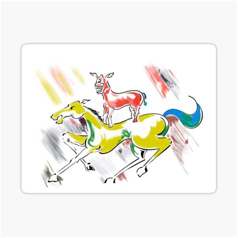 Majnu Bhai Painting Sticker For Sale By Hennahsheikh Redbubble