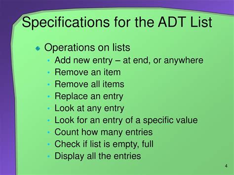 Lists Chapter Ppt Download