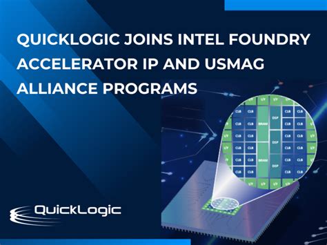 Quicklogic Joins Intel Foundry Shunlongwei Co Ltd