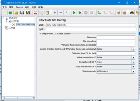 jmeter参数化 3、csv data set config hushuer 博客园
