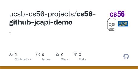 GitHub Ucsb Cs Projects Cs Github Jcapi Demo