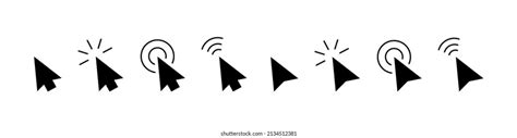Pointers Mouse Cursors Vector Computer Clicking เวกเตอร์สต็อก ปลอดค่าลิขสิทธิ์ 1621173091