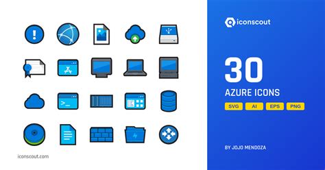 Azure Icon Pack 30 Free Download Miscellaneous Icons Iconscout
