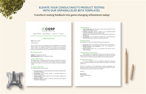 IT Beta Testing Notice Template In Word PDF Google Docs Download Template Net