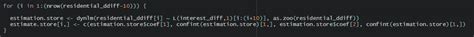 Loops Recursive Regression Using R Stack Overflow