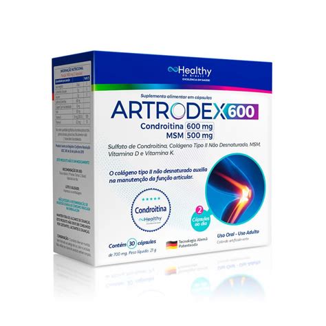 Colágeno Tipo II Artrodex Trat-m 600 60 Cápsulas