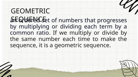 Math 10 Lesson 5 Geometric Sequence Pptpptx
