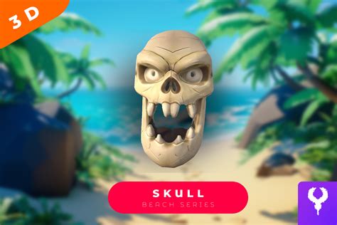 Cartoon Skull 3d Props Unity Asset Store
