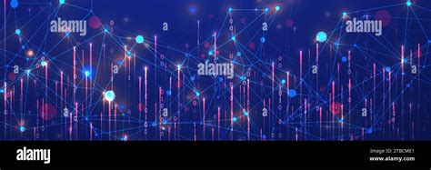 Technology Background Big Data Concept Binary Computer Code Hand