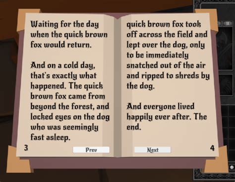 Unity Ui Textmeshpro Page Mode Issue Readable Books In Game Game
