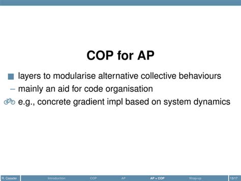 On Context Orientation In Aggregate Programming Ppt