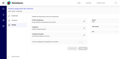 Kameleoon — User Manual How To Run An A B Test On Your Shopify Store Kameleoon — User Manual