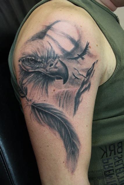 Top 25 Eagle Tattoo Inspiration Model Rambut