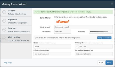 Completing The WHMCS Post Installation Wizard Krystal Hosting Knowledge Base