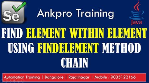 Selenium Element Uses