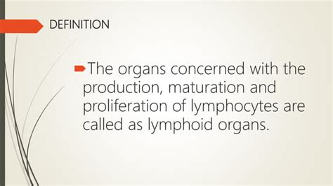 Lymphoid Organs Ppt