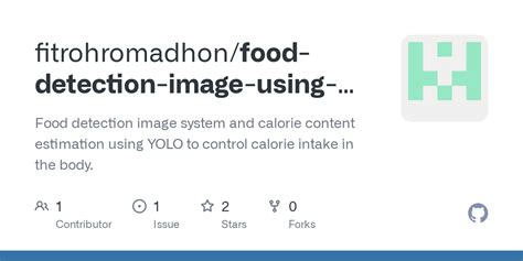Github Fitrohromadhon Food Detection Image Using Yolo Food Detection Image System And Calorie