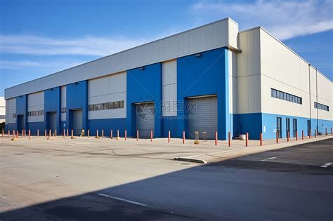 现代工业仓库外观高清图片下载 正版图片600967552 摄图网