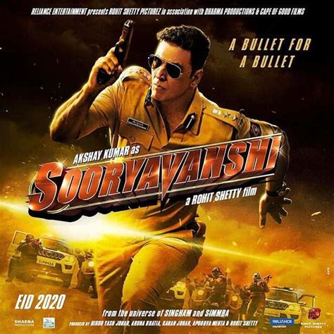 First Look Akshay Kumar Is A Fierce Cop In Rohit Shettys Sooryavanshi
