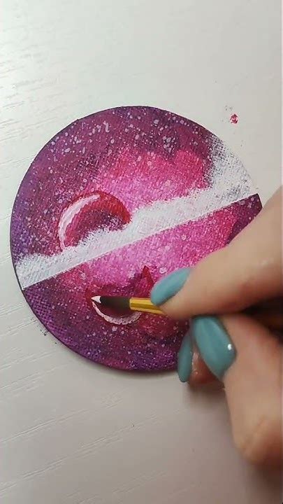 Как легко и быстро нарисовать фантастический пейзаж акриловыми красками пошаговая