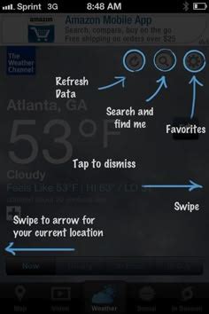 Amazon Mobile App Mobile Ui Tuban Search And Find Current Location The Weather Channel