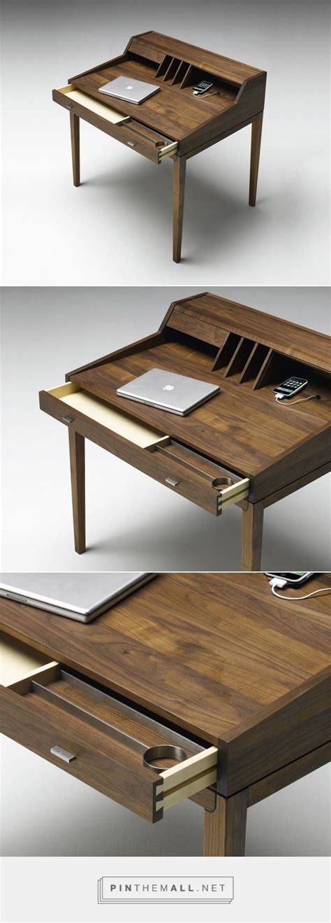Luxury Modern Bureau Secretaire In Solid Wood Wharfside A