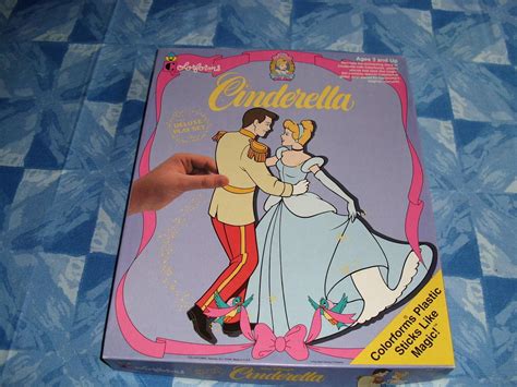 Cinderella Colorforms Deluxe Playset 1990 Complete 2397 Glitter Pieces