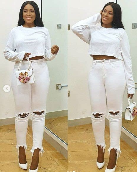 Linda Ikeji Dazzles In All White Attire As She Prays For A Better