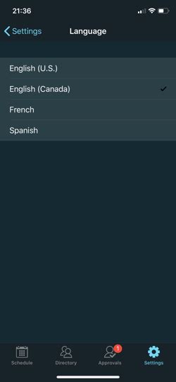 Setting Your Language Preference