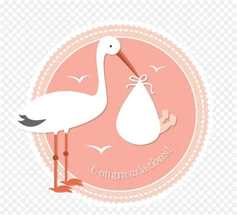 粉色送子鹤背景矢量素材png图片素材下载图片编号yxwbvozq 免抠素材网