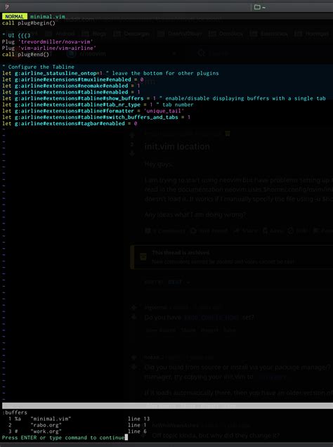 buffers do not appear on airline tabline · issue 2084 · vim airline