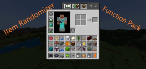 item randomizer function pack minecraft addon