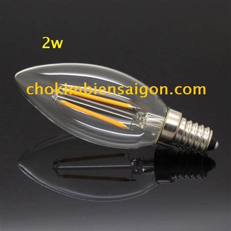 Bóng đèn Led Edison Nến E14 2w