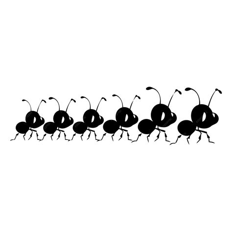 Premium Vector Ants Isolated On White Background Ants Vector Icon