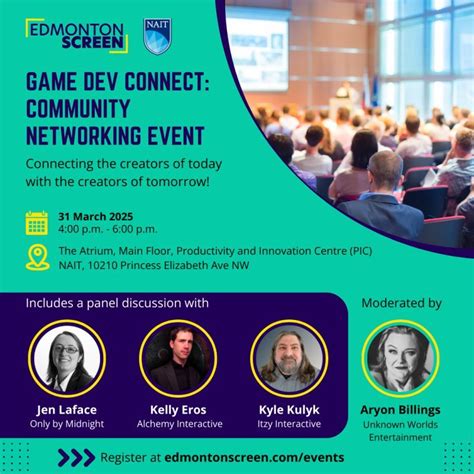 gamedev networking nait edmontonscreen gamedevelopment indiedev