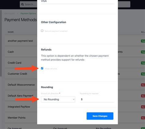 Edit Payment Method Epos Pos System