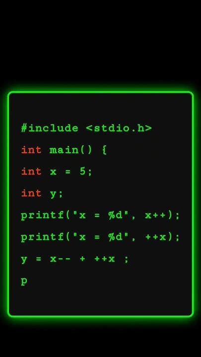 Guess The Output Youtubevideos Coding Code Cprogramming