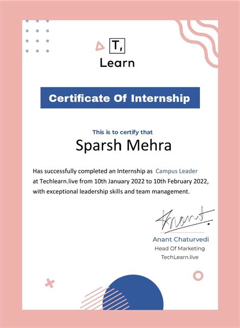 sparsh mehra on linkedin internship opportunity team leader 10