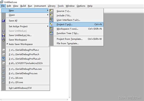 labwindows cvi 2017开发笔记 串口调试软件实例 csdn博客