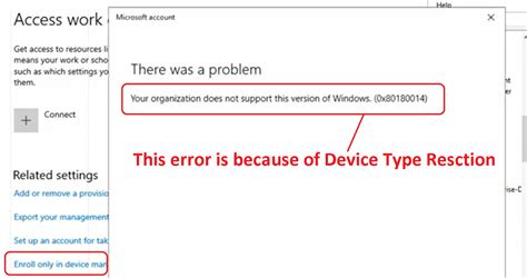 Unknown Win Error Code X Failed To Receive Or Parse Certificate Enroll Response
