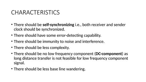 Different Line Coding Schemes And Its Types Pptx