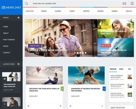 Wordpress Responsive Newspaper Theme Development Freelancer