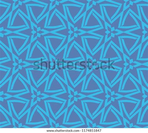 Modern Seamless Geometric Ornament Luxury Backgroundvector Stock Vector