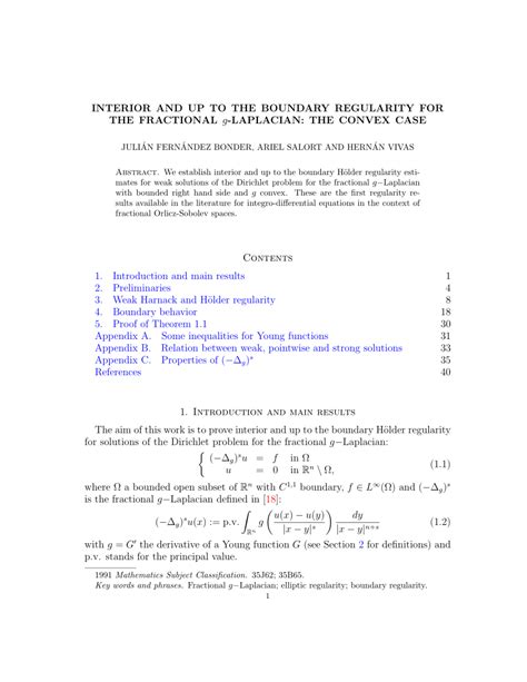 Pdf Interior And Up To The Boundary Regularity For The Fractional G