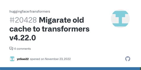 Migarate Old Cache To Transformers V Issue Huggingface Transformers GitHub