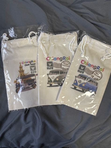 Cute Drawstring Pouch Bags From Chiangrai Thailand Womens Fashion Jewelry And Organisers